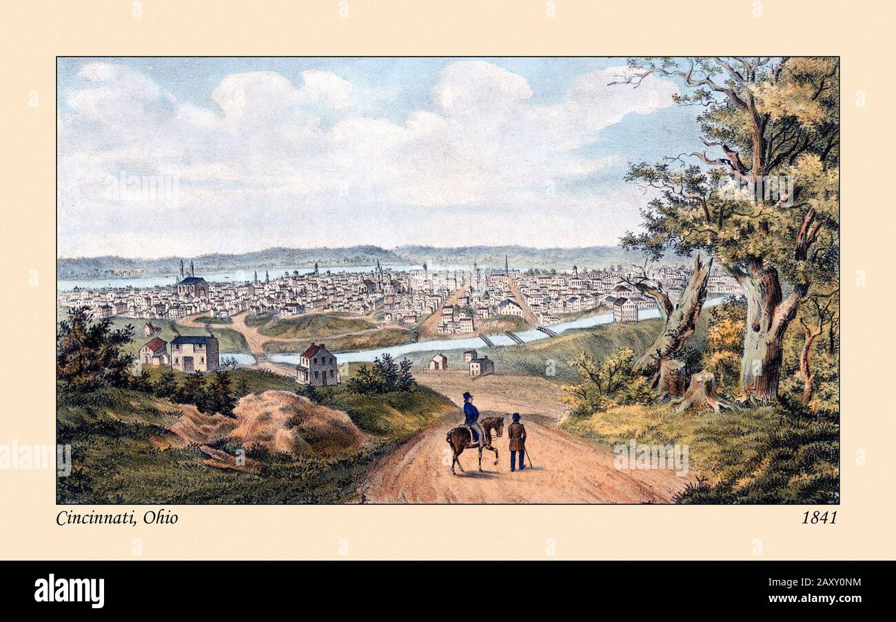 Old view of cincinnati hi-res stock photography and images - Alamy