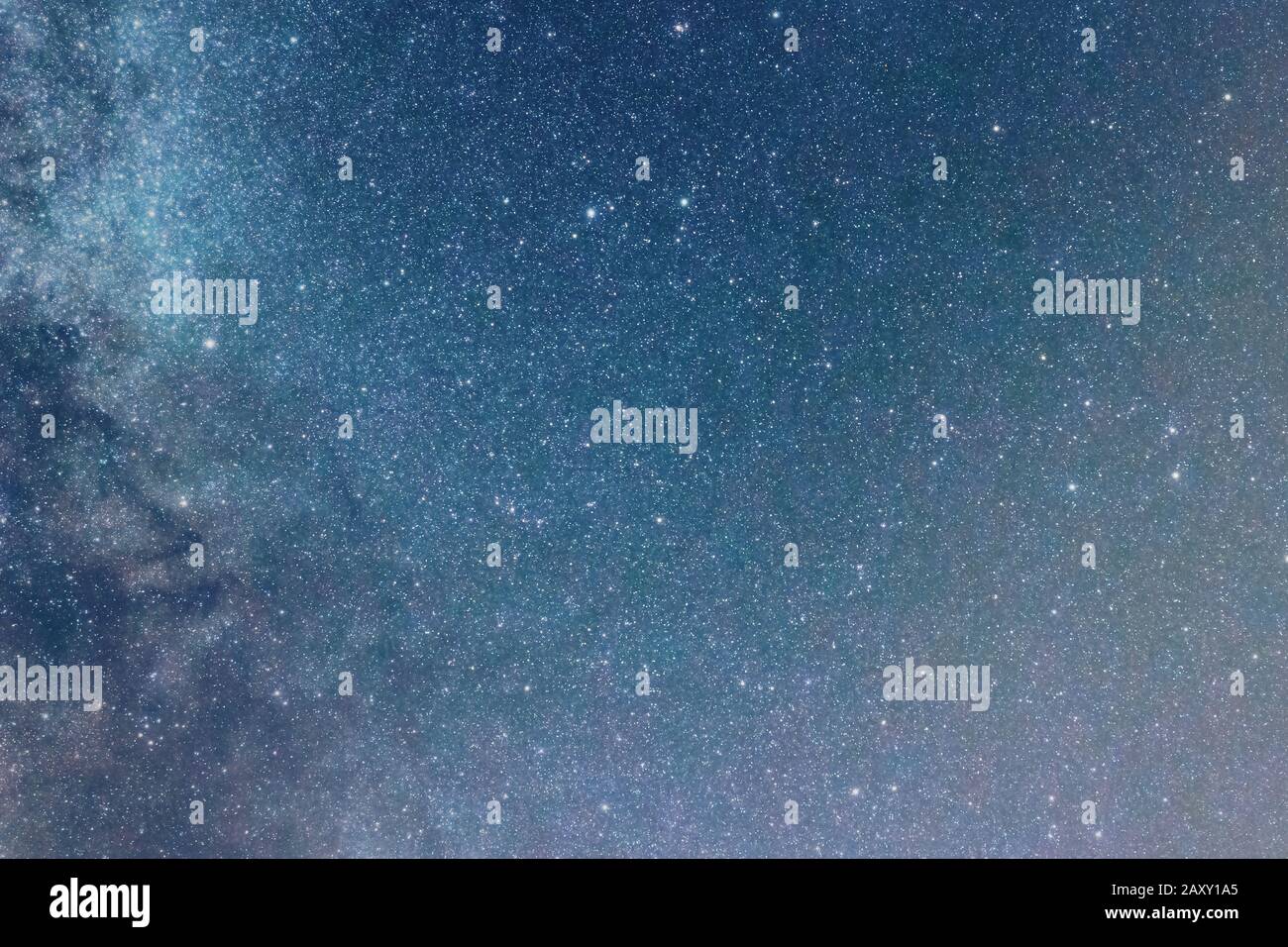 Night sky with shiny stars, Milky Way galaxy Stock Photo - Alamy