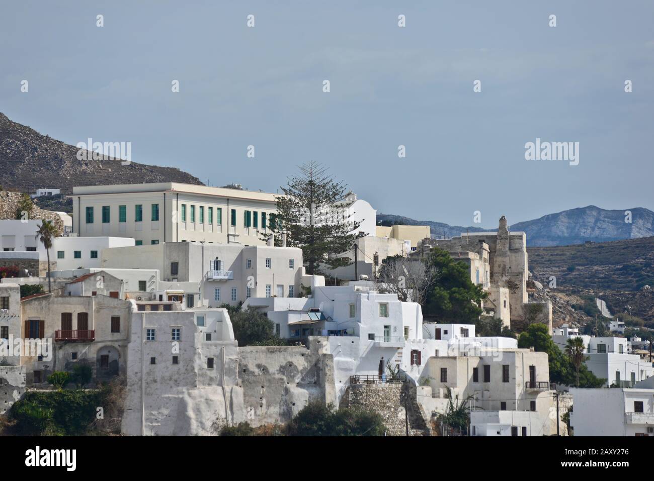 Naxos Town Hall, Greece Stock Photo - Alamy