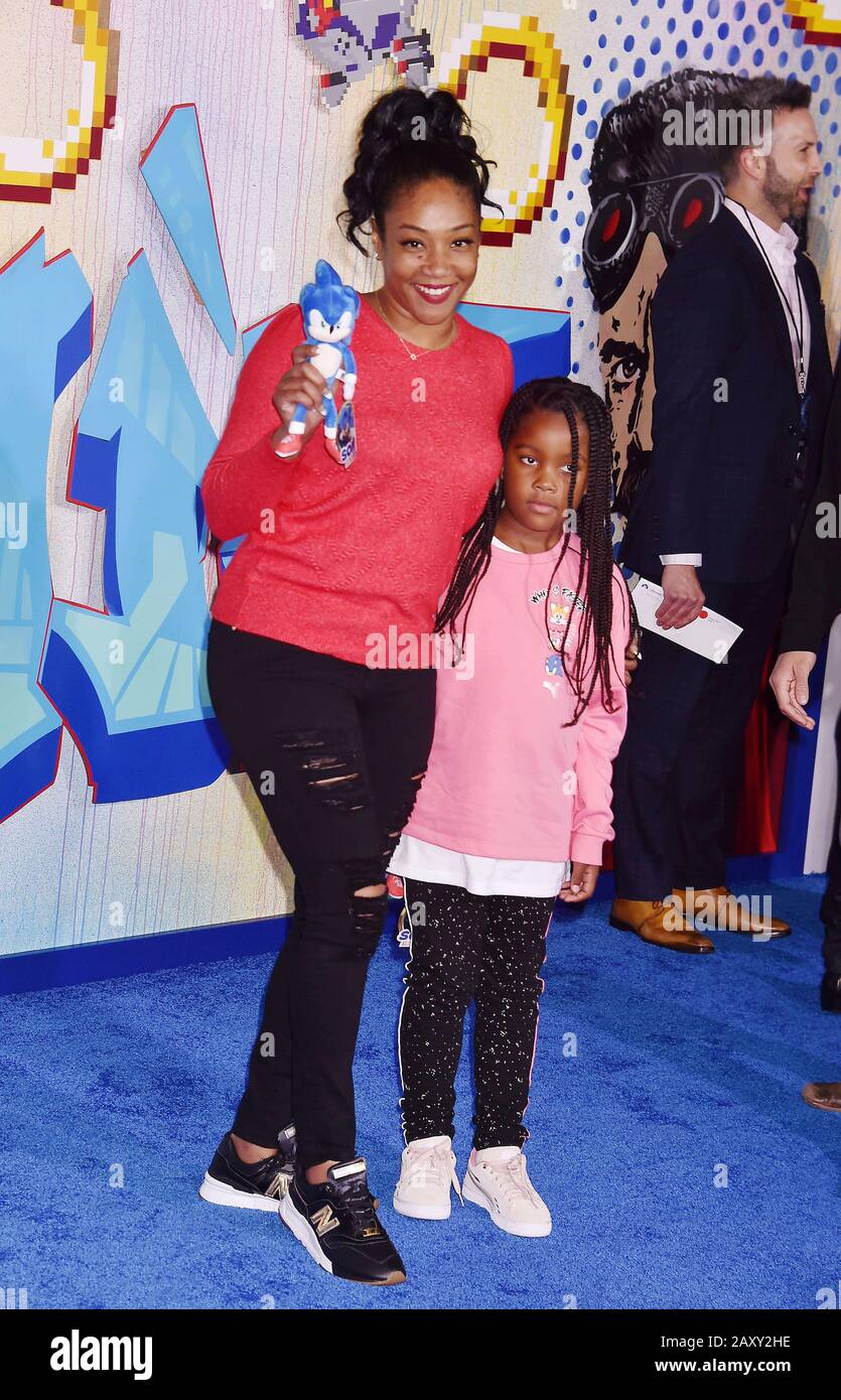 WESTWOOD, CA - FEBRUARY 12: Tiffany Haddish and her god daughter ...