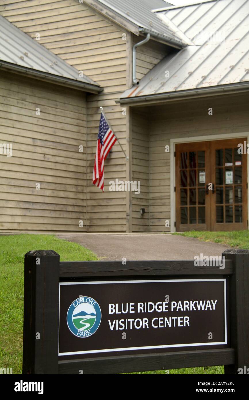 Blue Ridge Parkway Visitor Center at Explore Park in Roanoke, VA, USA ...