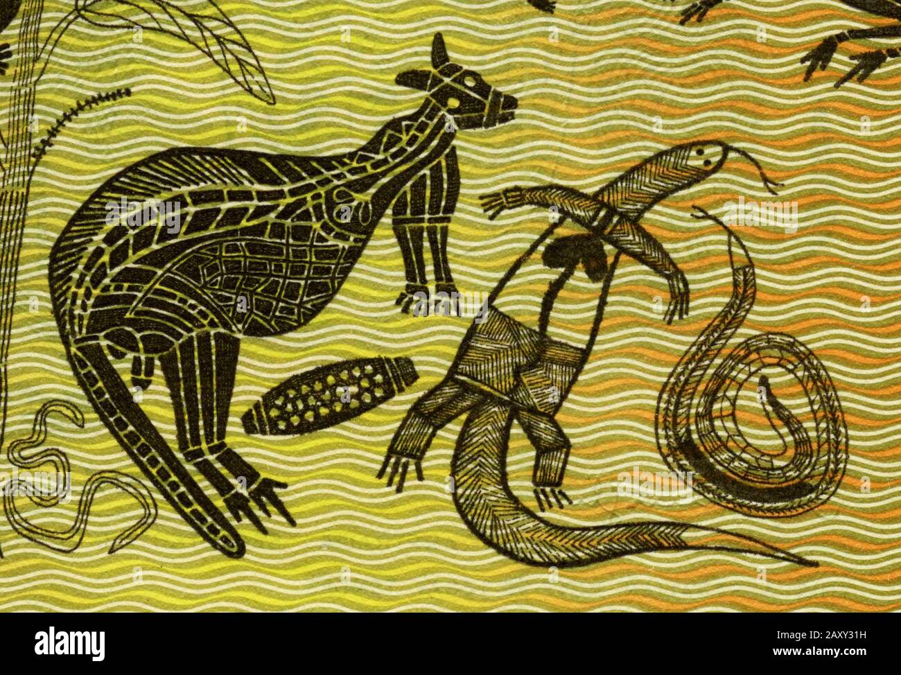 Aboriginal snake design hi-res stock photography and images - Alamy