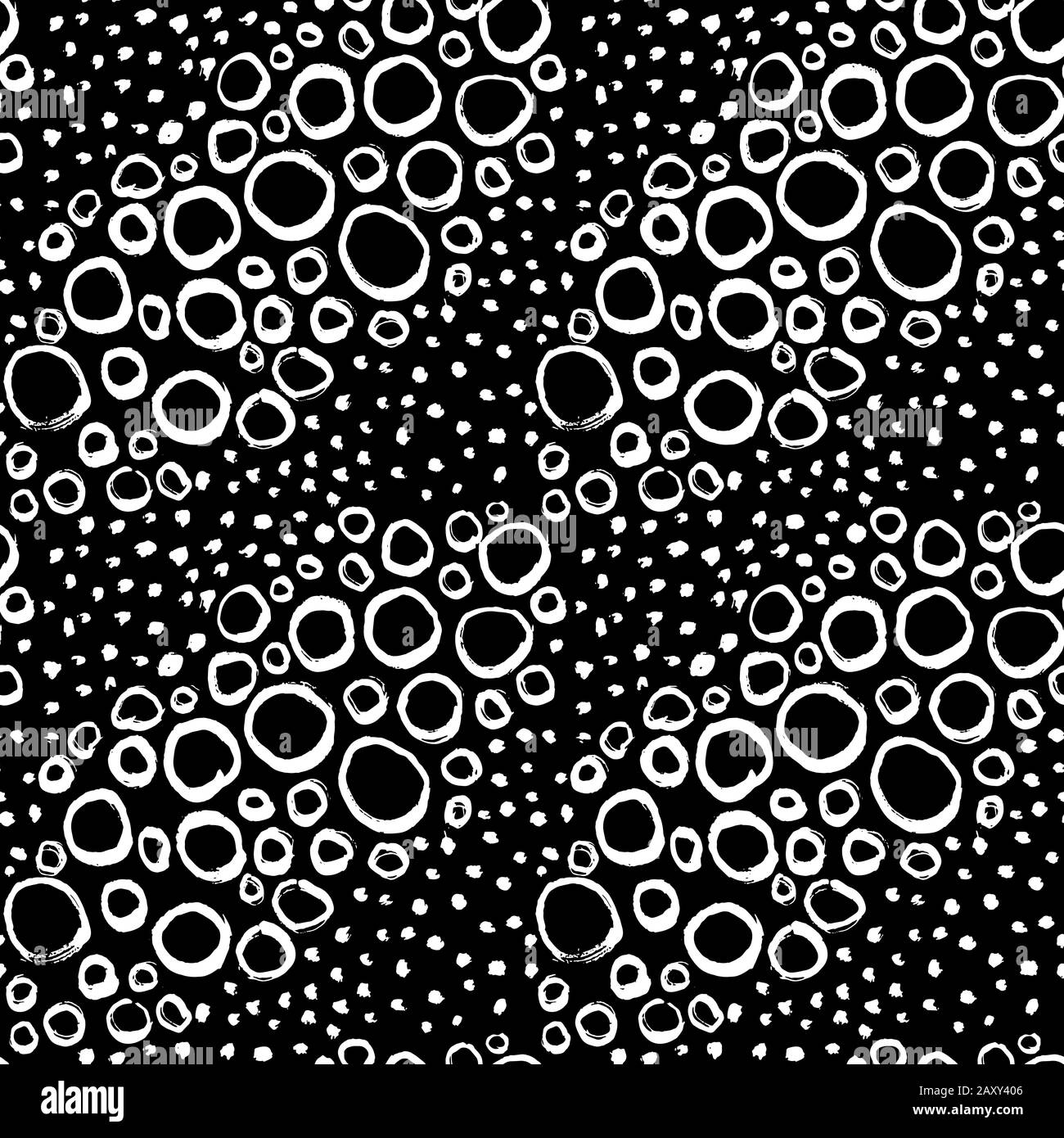 Seamless pattern bubbles circles Black and White Stock Photos & Images - Alamy