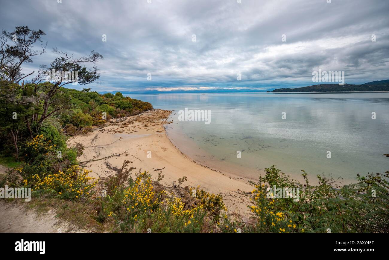 New zealand south island sandy bay marahau hi-res stock photography and ...