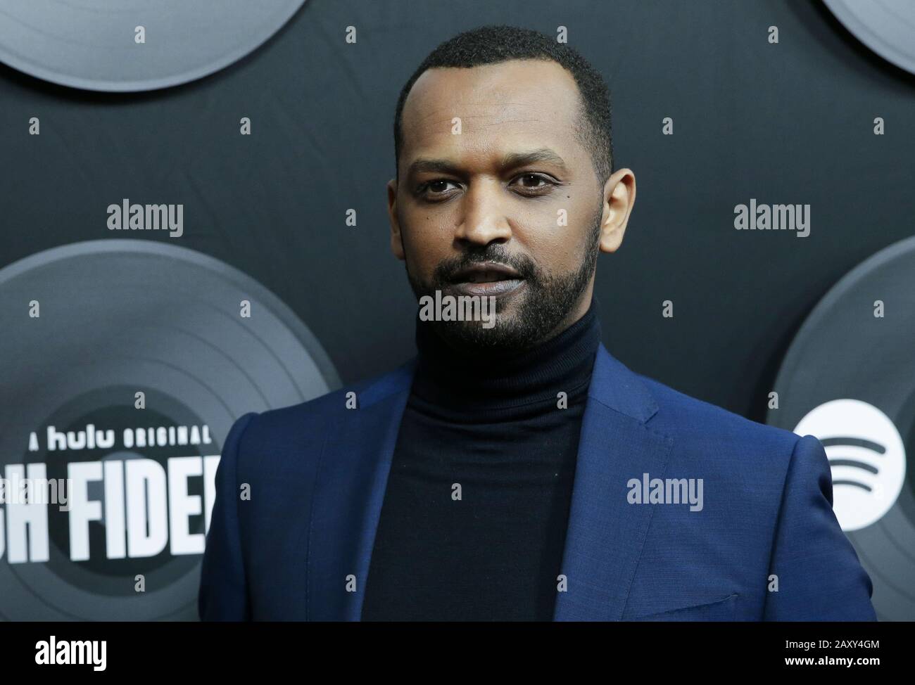 New York, United States. 13th Feb, 2020. Solomon Georgio arrives on the ...