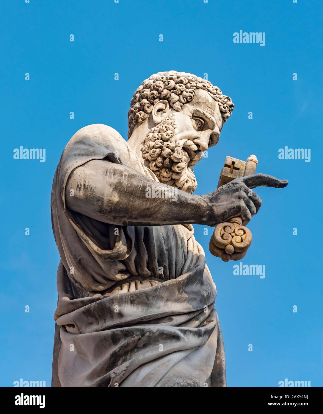 Saint peter statue rome key hi-res stock photography and images - Alamy