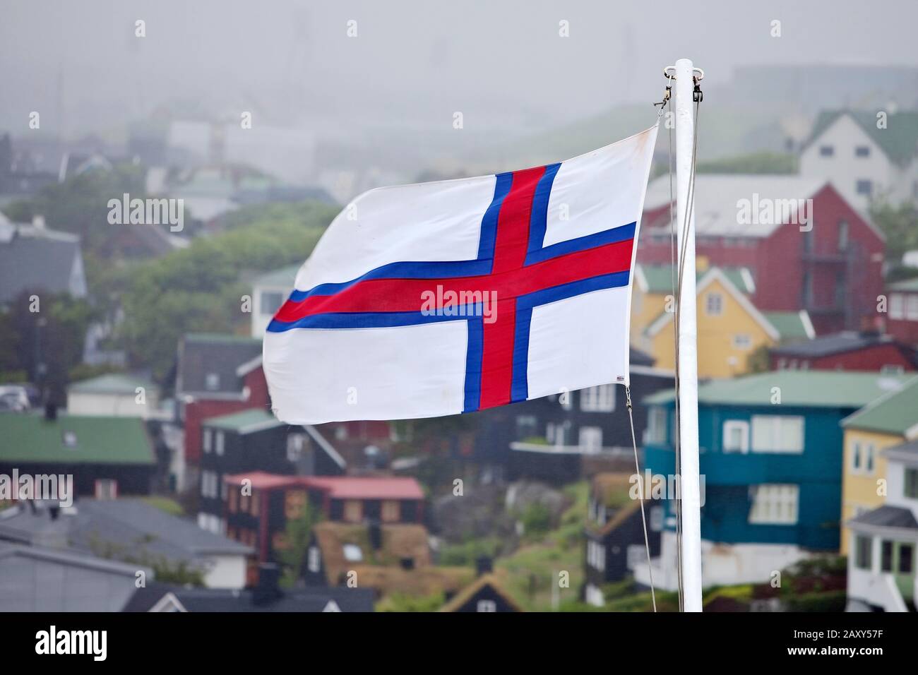 Flag of faroe islands hi-res stock photography and images - Alamy