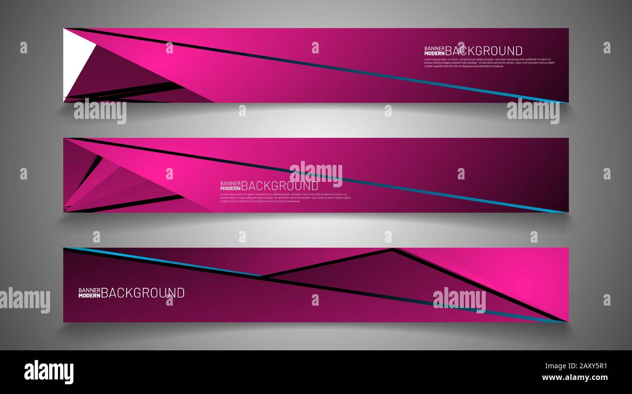 Vector material design banner background. Abstract creative concept of ...