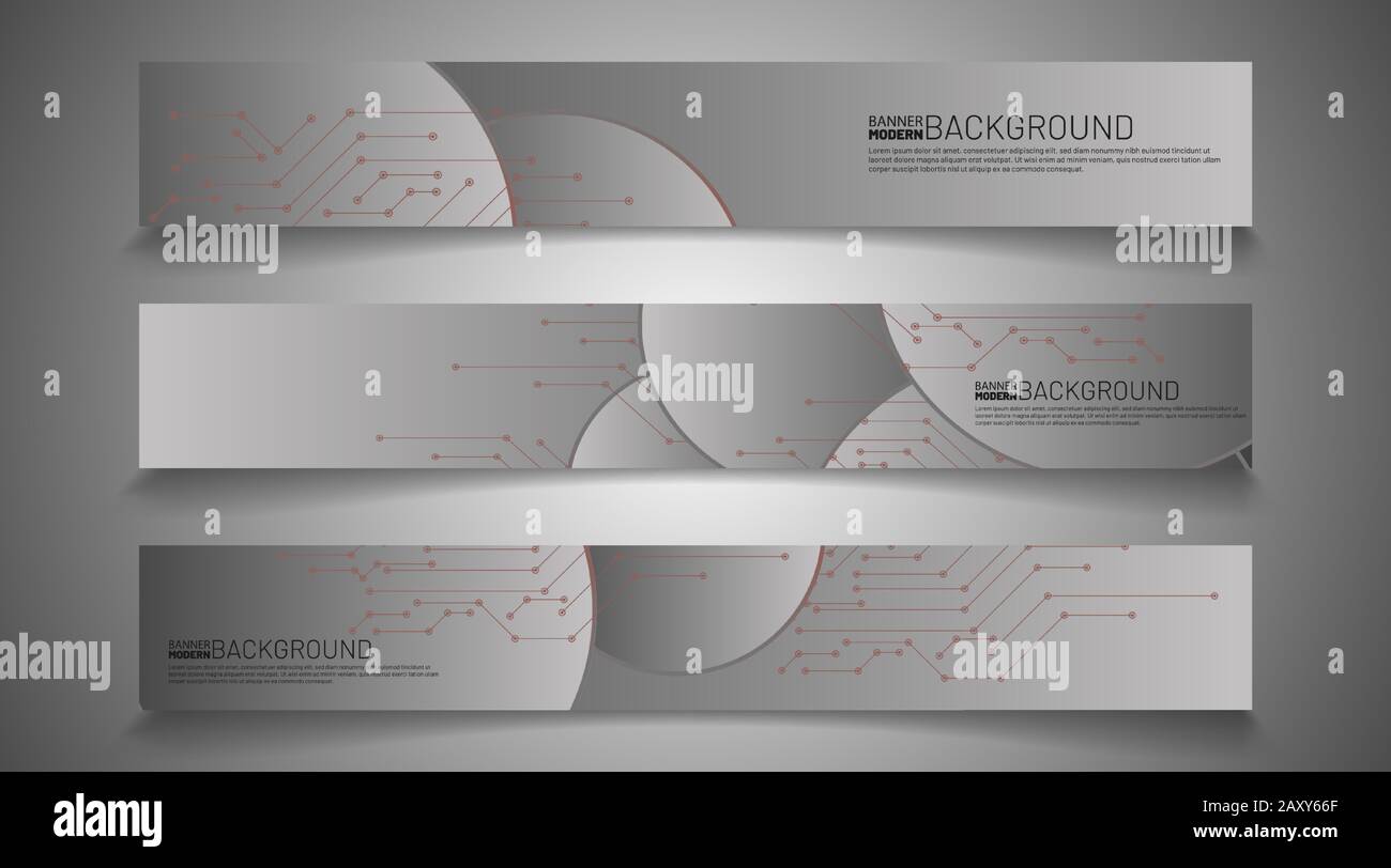 Vector material design banner background. Abstract creative concept of ...