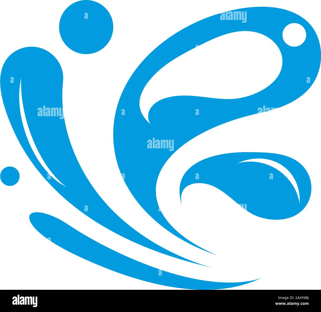 Splash water icon design template vector isolated Stock Vector Image ...