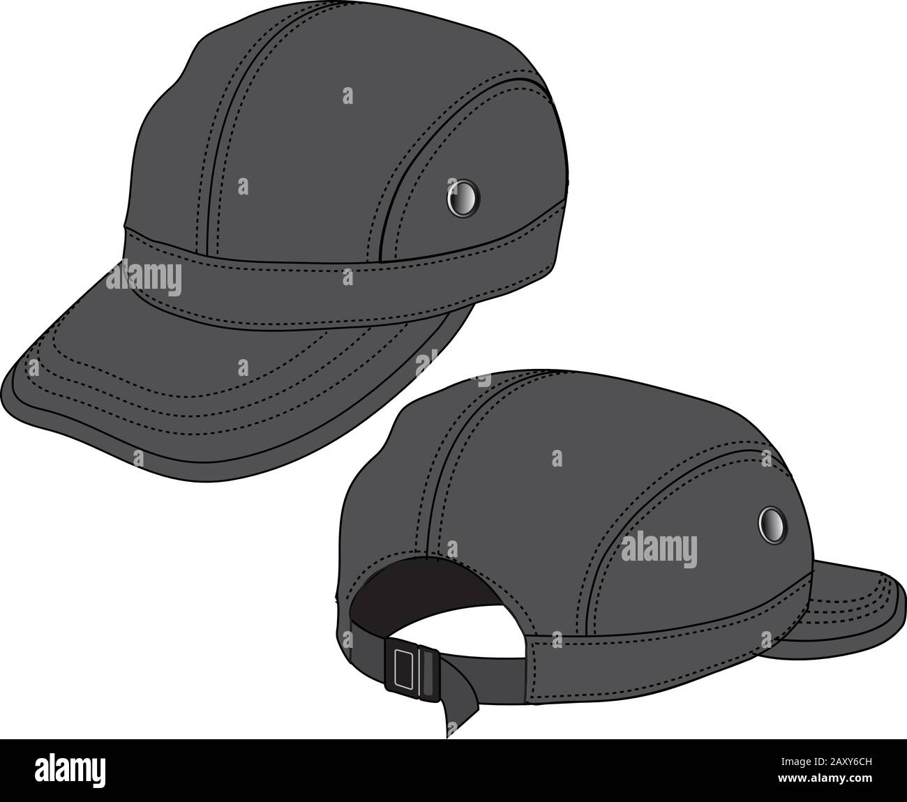 Vector Illustration of baseball cap (headgear Stock Vector Image & Art ...