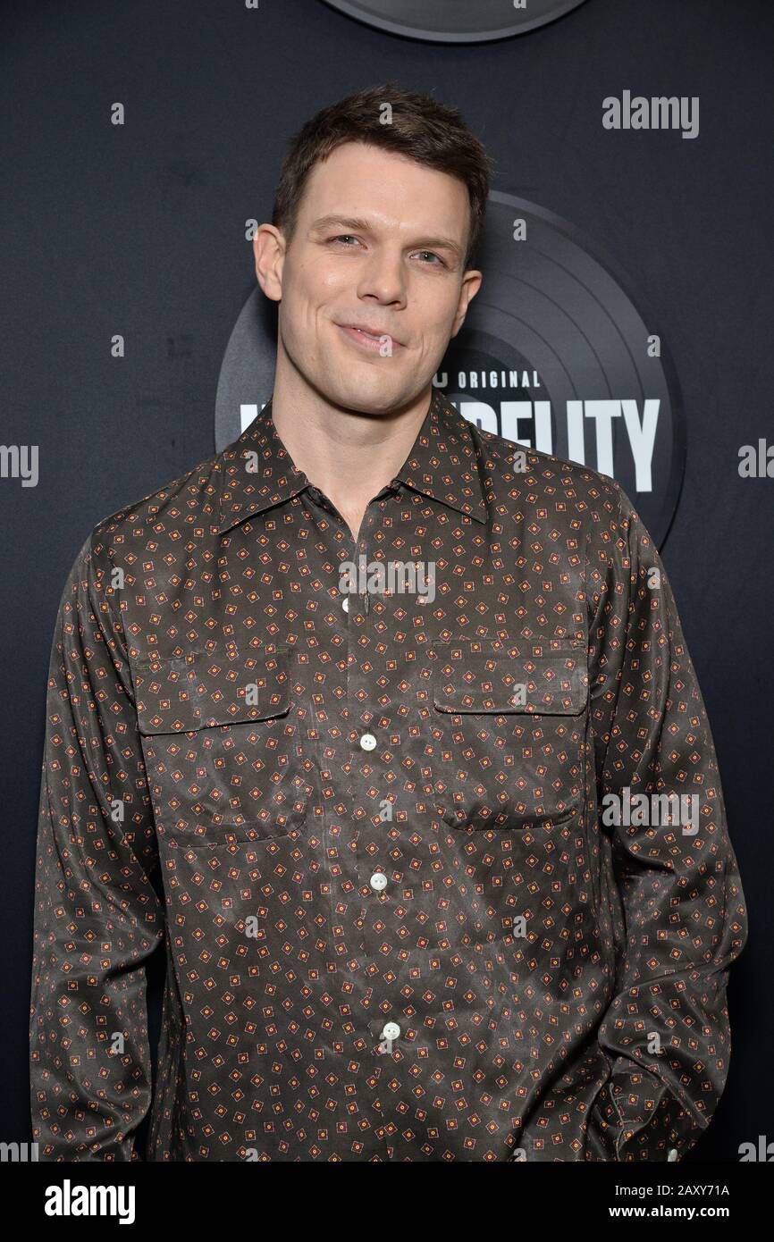 New York, USA. 13th Feb, 2020. Jake Lacy attends Hulu's New York ...