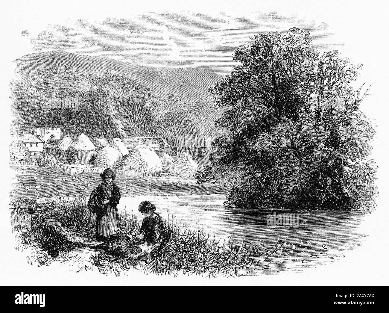 1800s rural scene Cut Out Stock Images & Pictures - Alamy