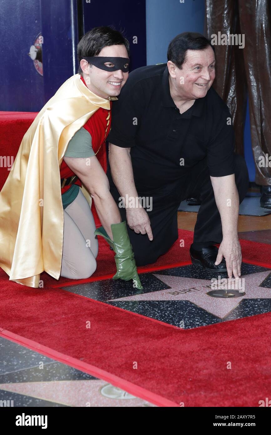 Burt Ward Star Ceremony on the Hollywood Walk of Fame on January 9 ...