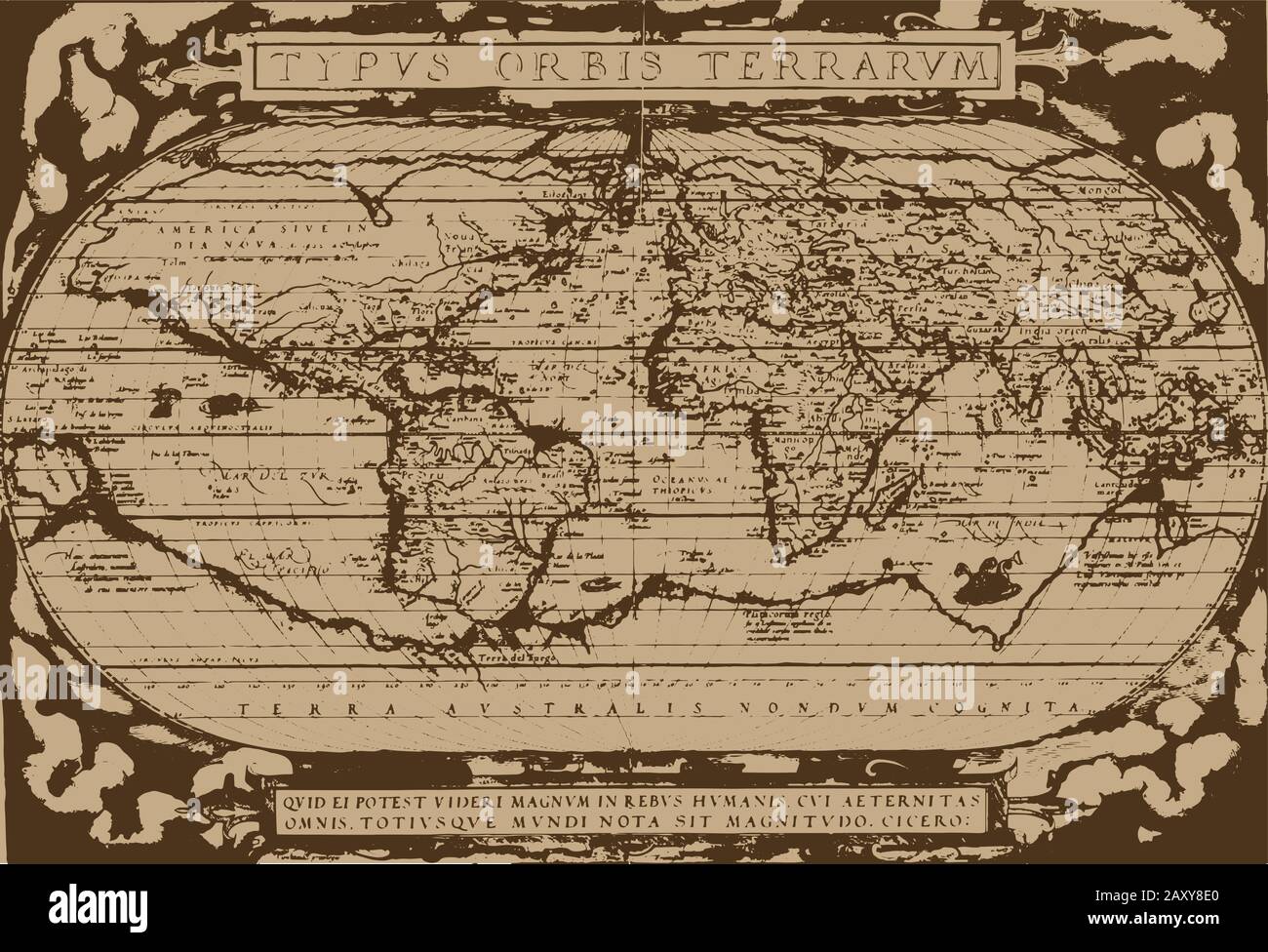 Early world map vector illustration Stock Vector Image & Art - Alamy