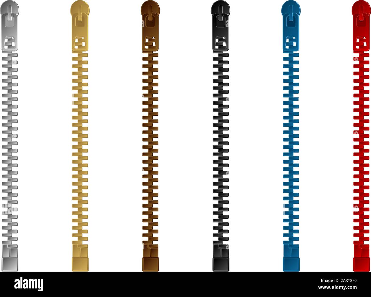 Zipper (fastener) vector illustration Stock Vector Image & Art - Alamy