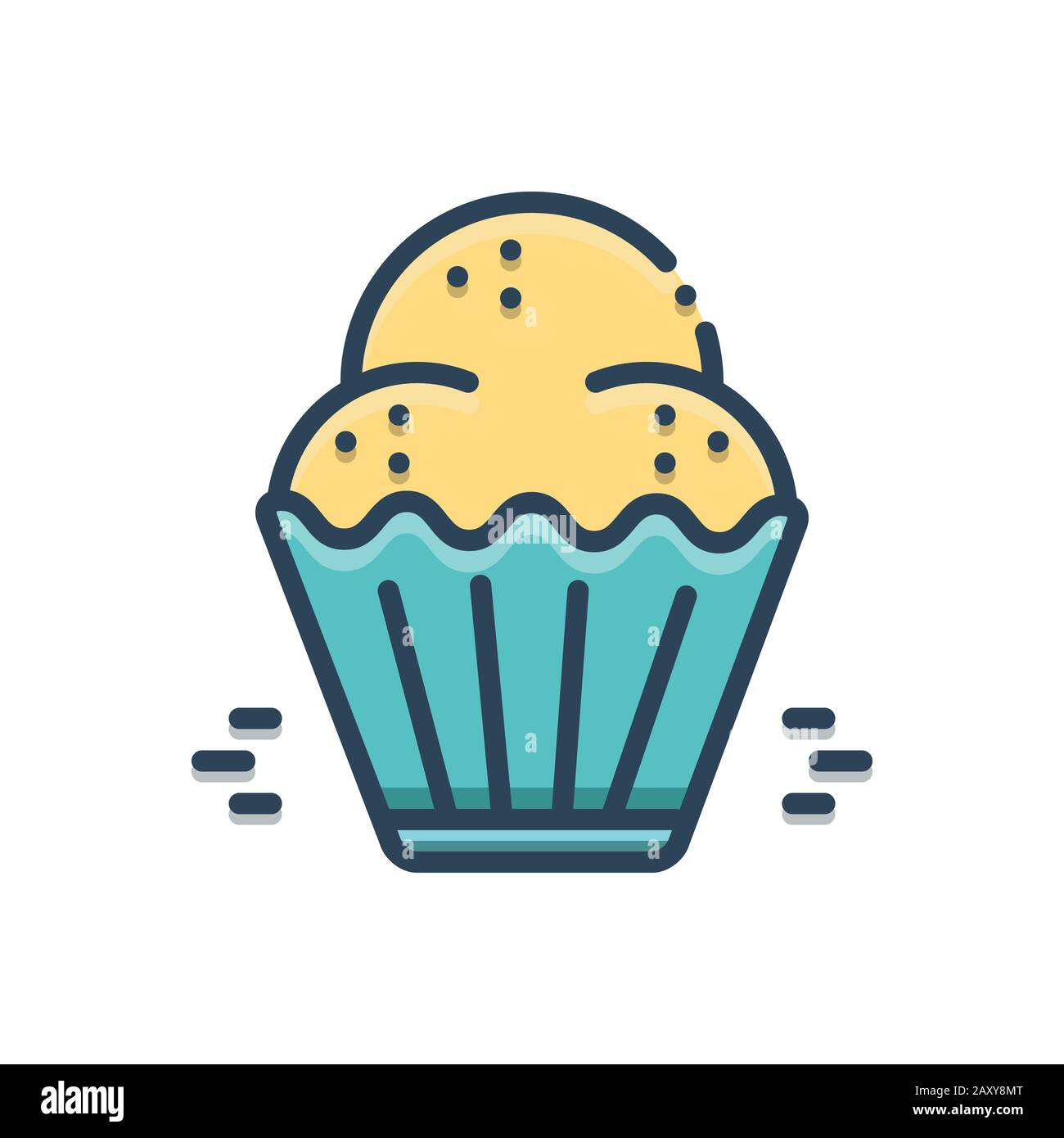Cupcake cookies Stock Vector Images - Alamy