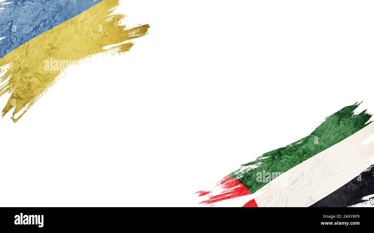 Uae ukraine flags on politics hi-res stock photography and images - Alamy