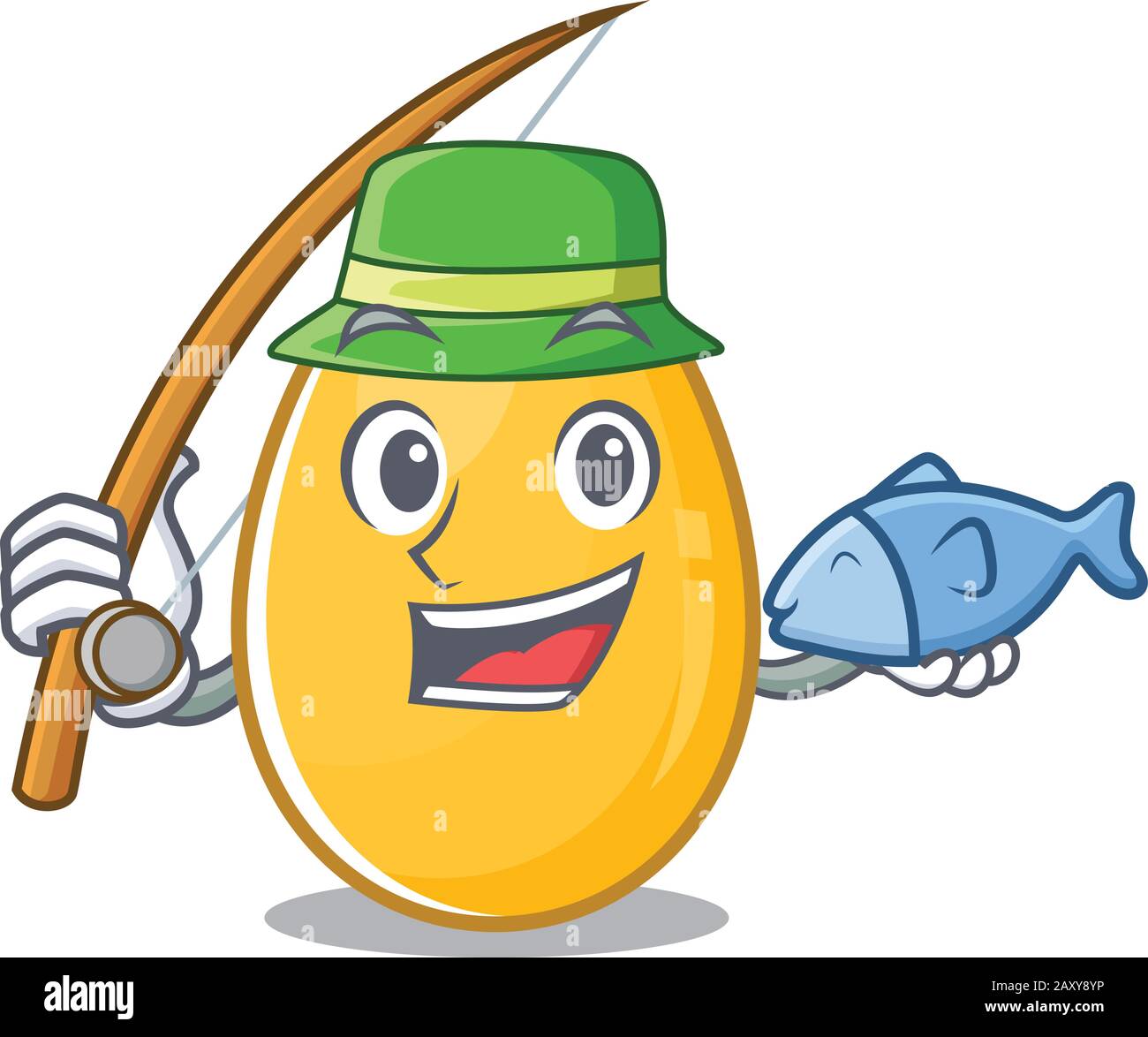 A Picture of happy Fishing golden egg design Stock Vector Image & Art ...