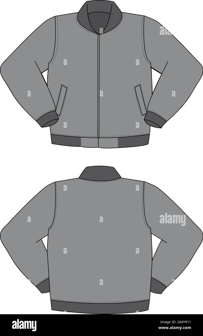 Illustration of baseball jacket Stock Vector Image & Art - Alamy