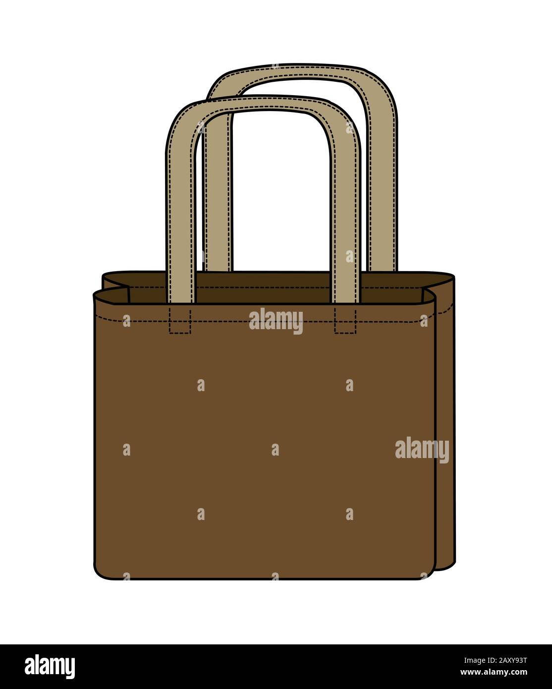 Vector template illustration of Tote Bag Stock Vector Image & Art - Alamy