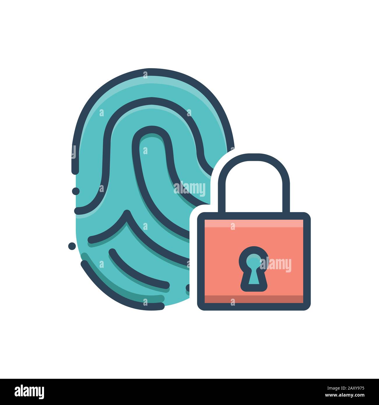 Padlock logo hi-res stock photography and images - Alamy