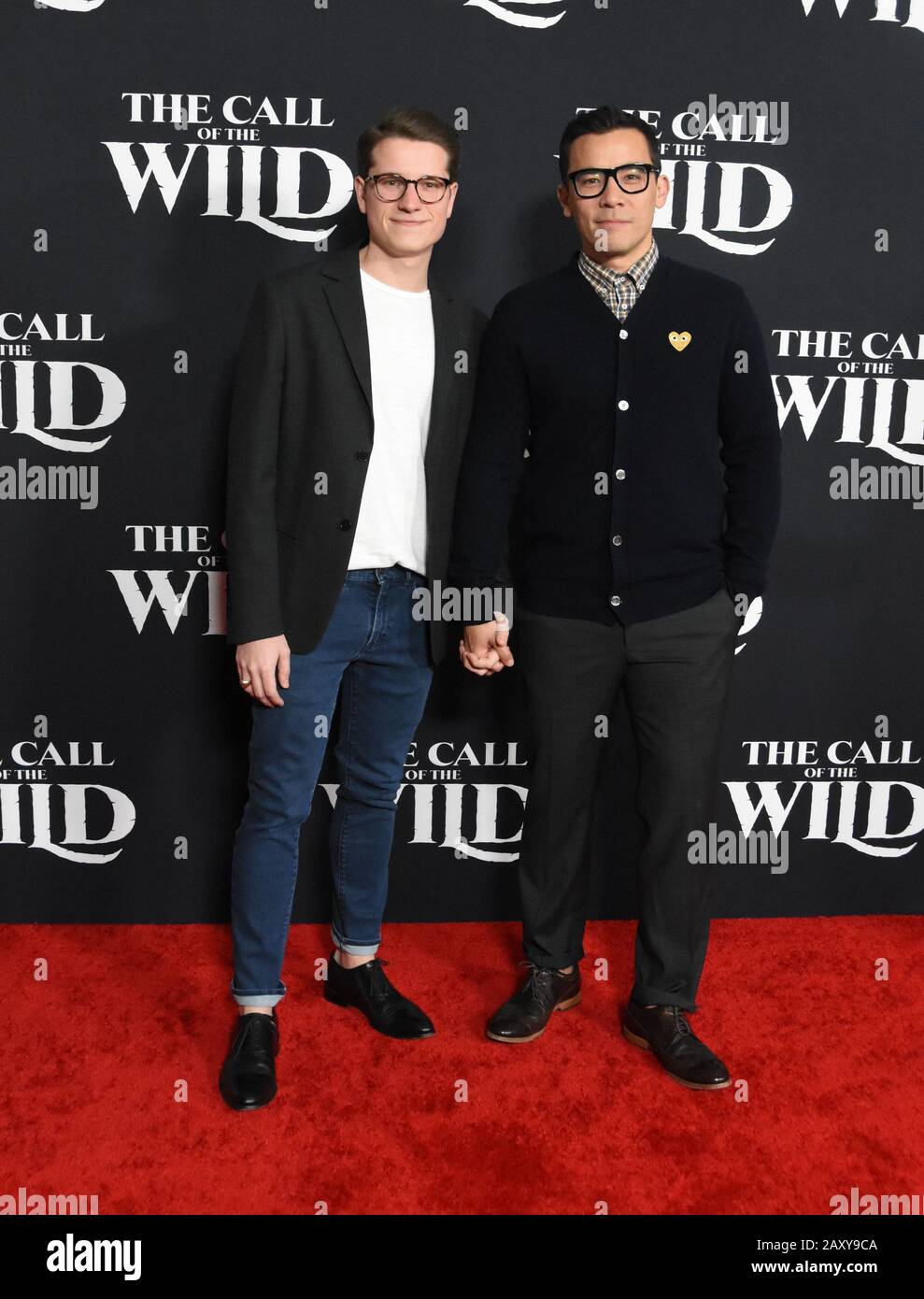 Hollywood, California, USA 13th February 2020 Joshua Rockream and actor ...