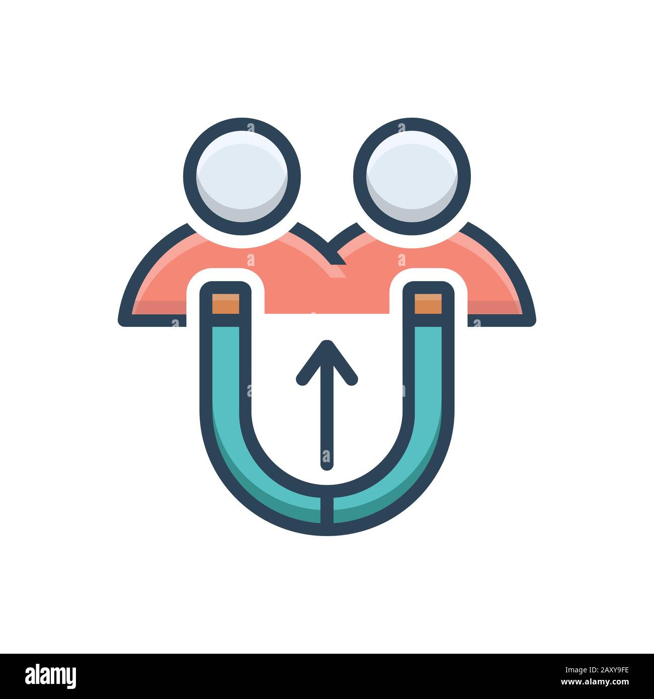 Illustration for Attracting Stock Vector Image & Art - Alamy