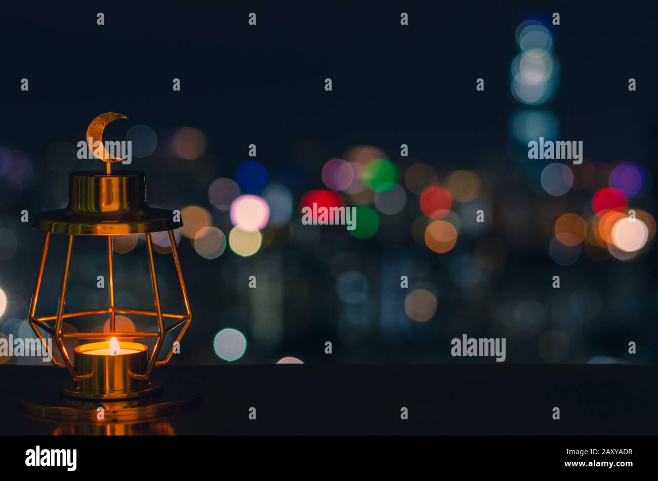 Colorful lights ramadan background hi-res stock photography and images ...