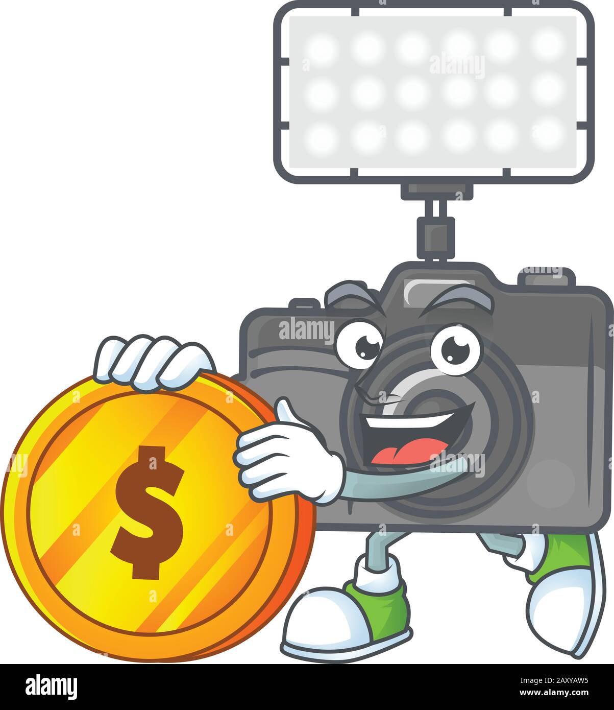 Floodlight Icon Cartoon Style High Resolution Stock Photography and ...