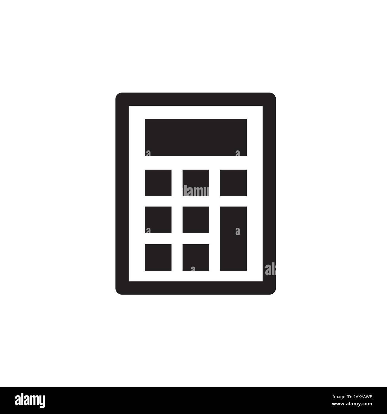 calculator vector icon illustration Stock Vector Image & Art - Alamy