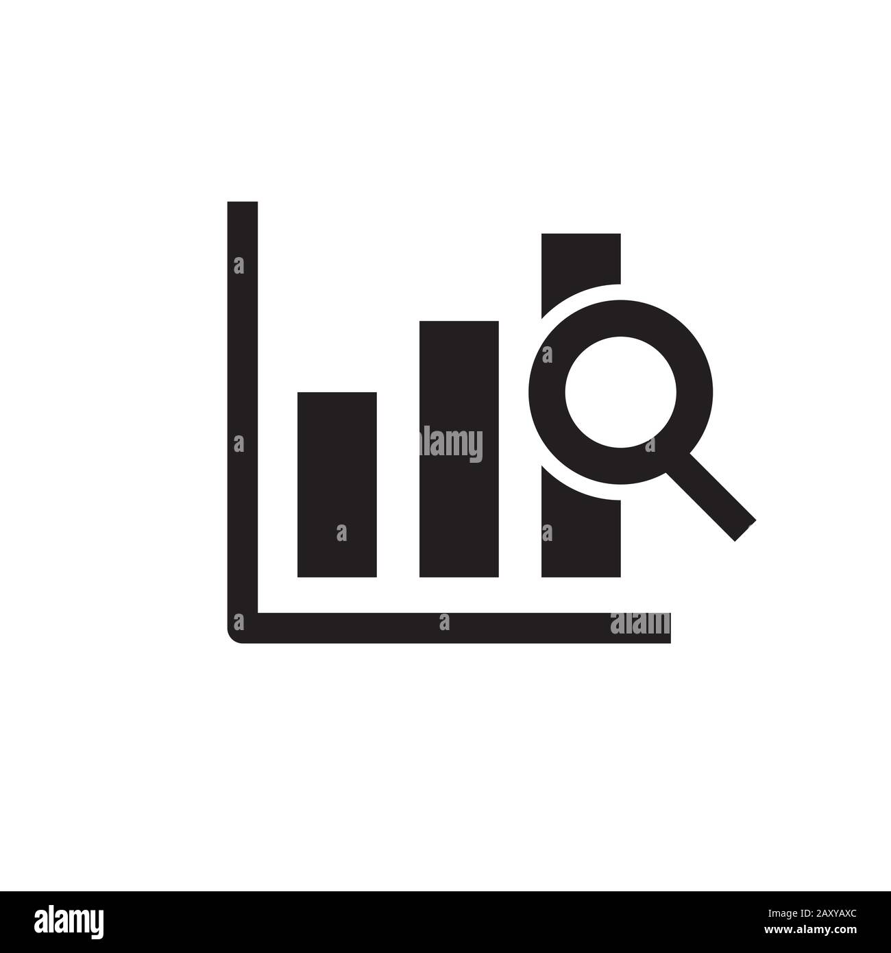 Bar graph vector icon Stock Vector Image & Art - Alamy