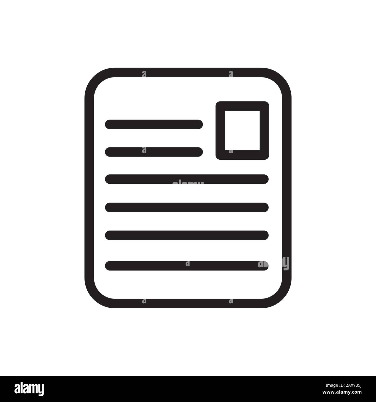 Document file copy vector Cut Out Stock Images & Pictures - Alamy