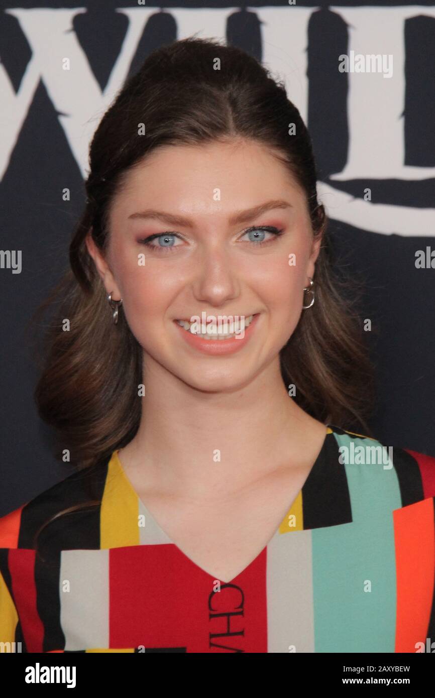 Los Angeles, USA. 13th Feb, 2020. Isabella Blake-Thomas at "The Call Of ...