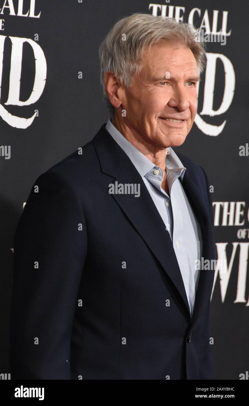 Hollywood, California, USA 13th February 2020 Actor Harrison Ford ...