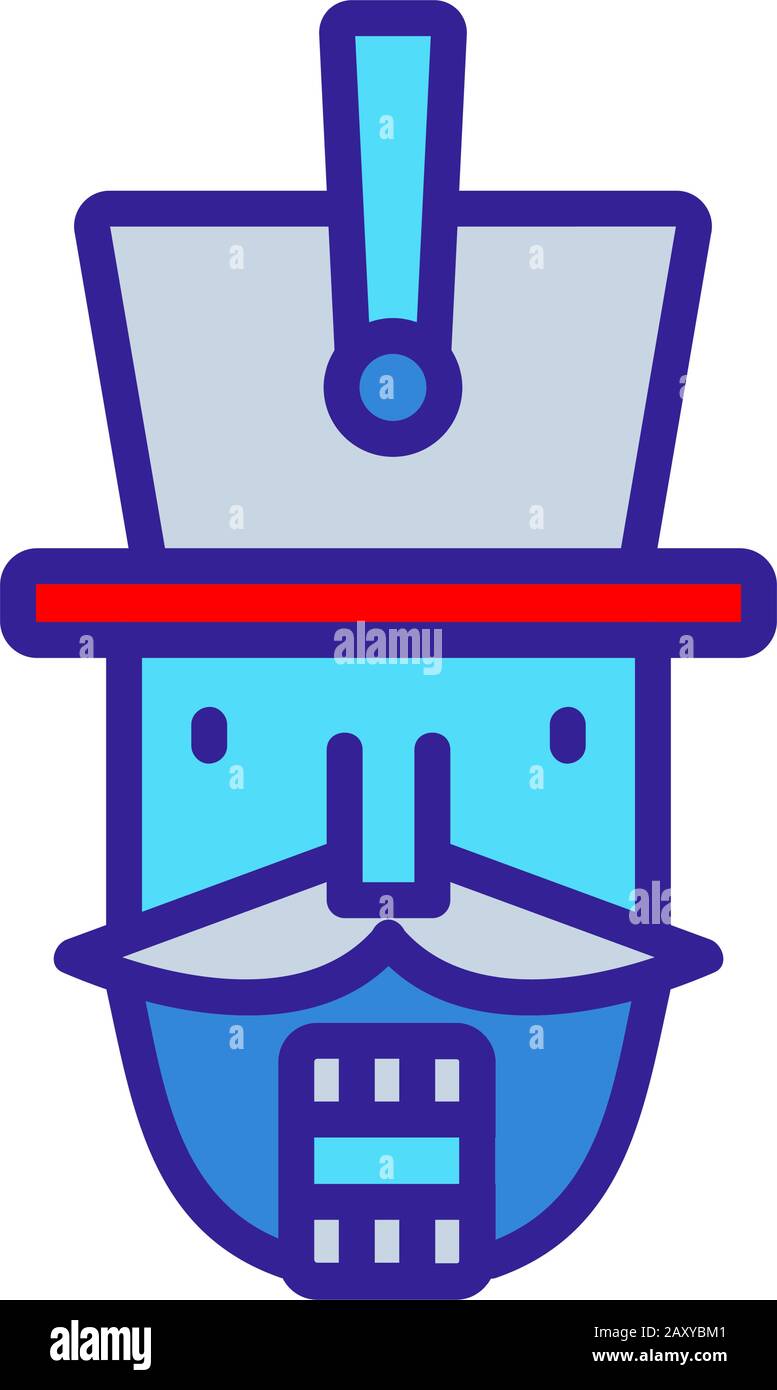 nutcracker Icon vector. Isolated contour symbol illustration Stock ...