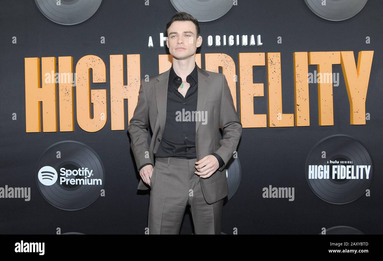 New York, New York, USA. 13th Feb, 2020. Thomas Doherty attends the ...