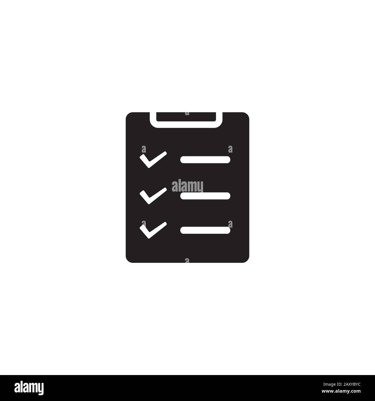 Check list vector vectors hi-res stock photography and images - Alamy