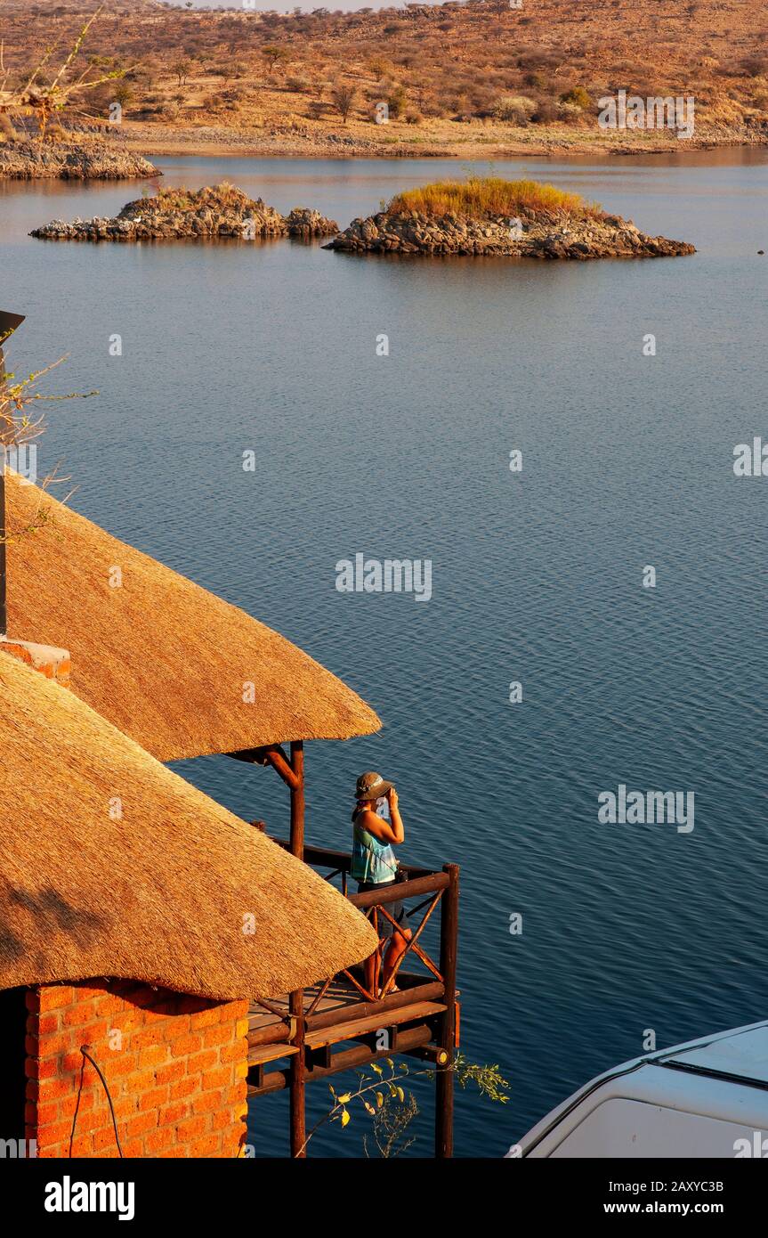 Lake Oanob camping structure with a private balcony with nice lake view ...