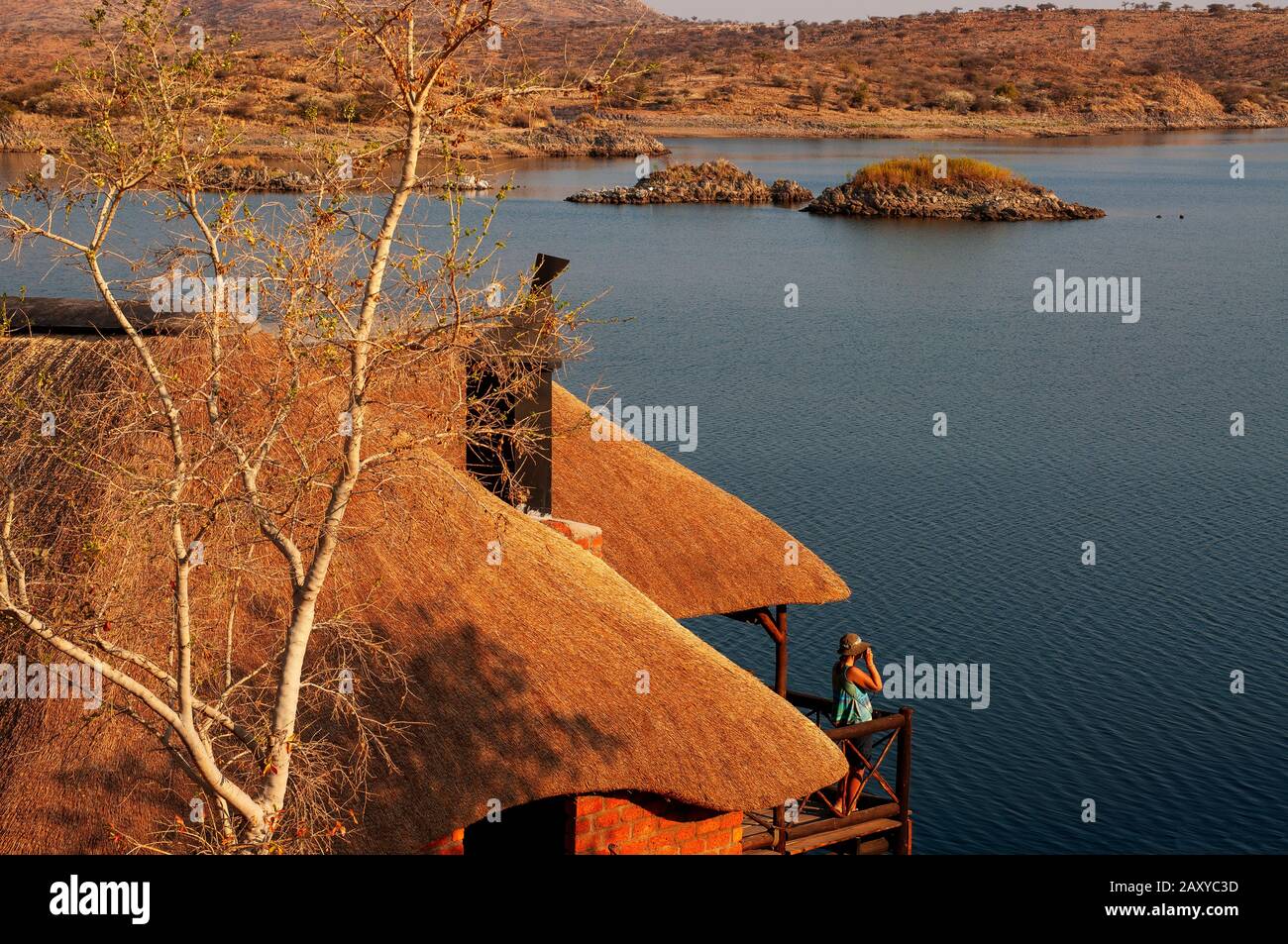 Lake Oanob camping structure with a private balcony with nice lake view ...