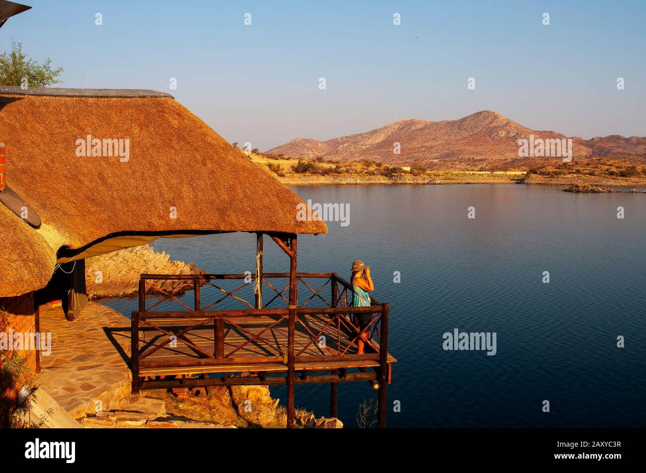 Lake Oanob camping structure with a private balcony with nice lake view ...
