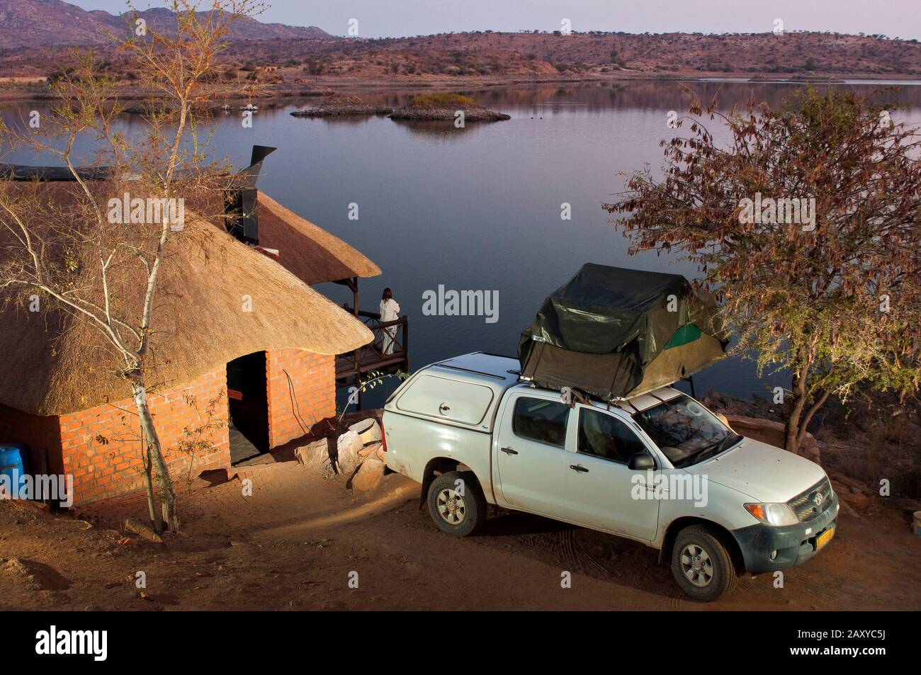 Lake Oanob camping structure with a private balcony with nice lake view ...
