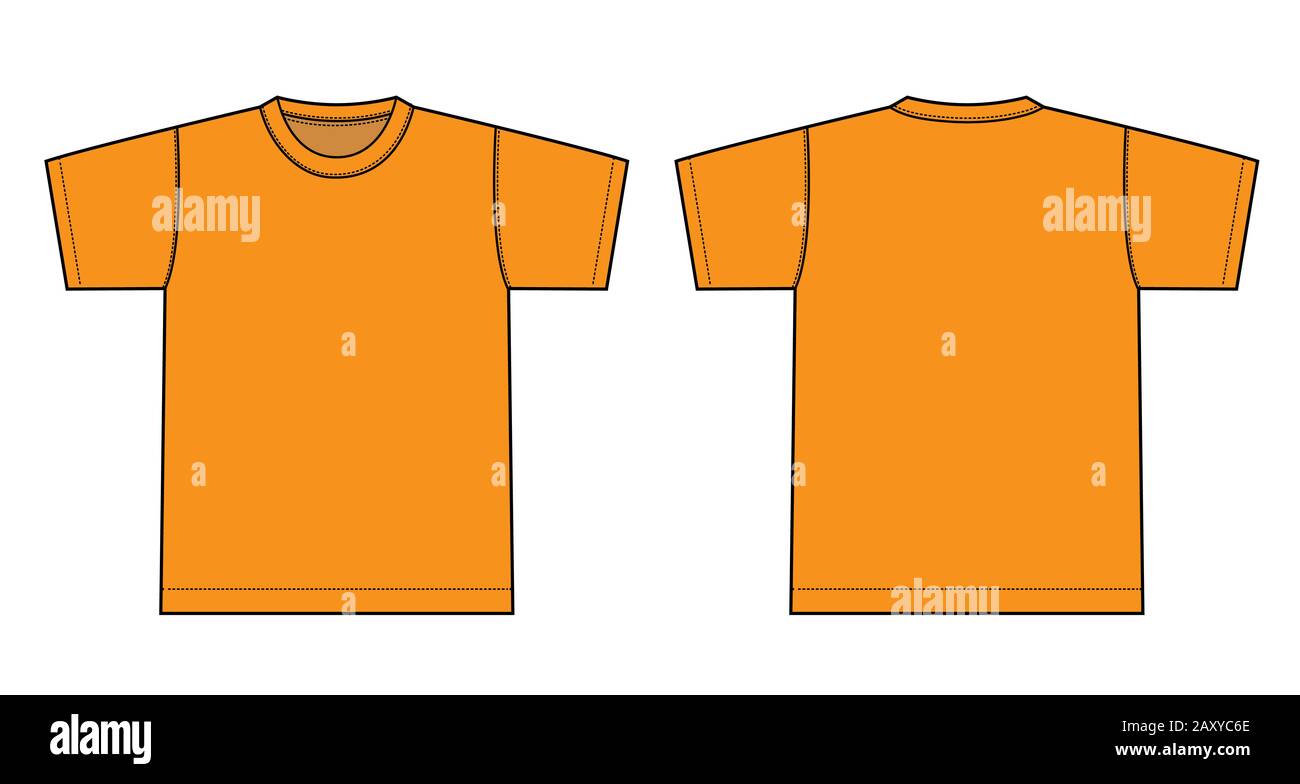 Short sleeve T-shirts vector template illustration Stock Vector Image ...