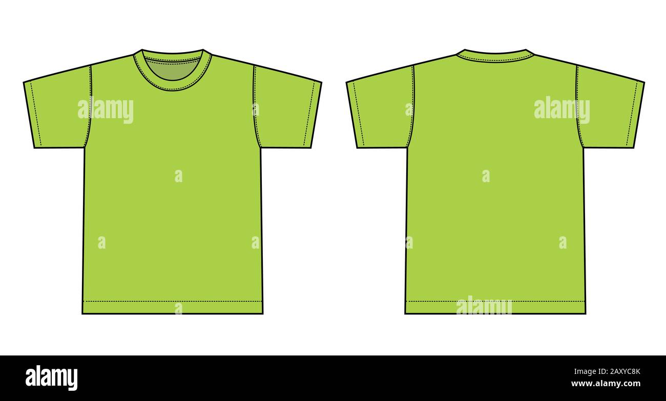 Short sleeve T-shirts vector template illustration Stock Vector Image ...