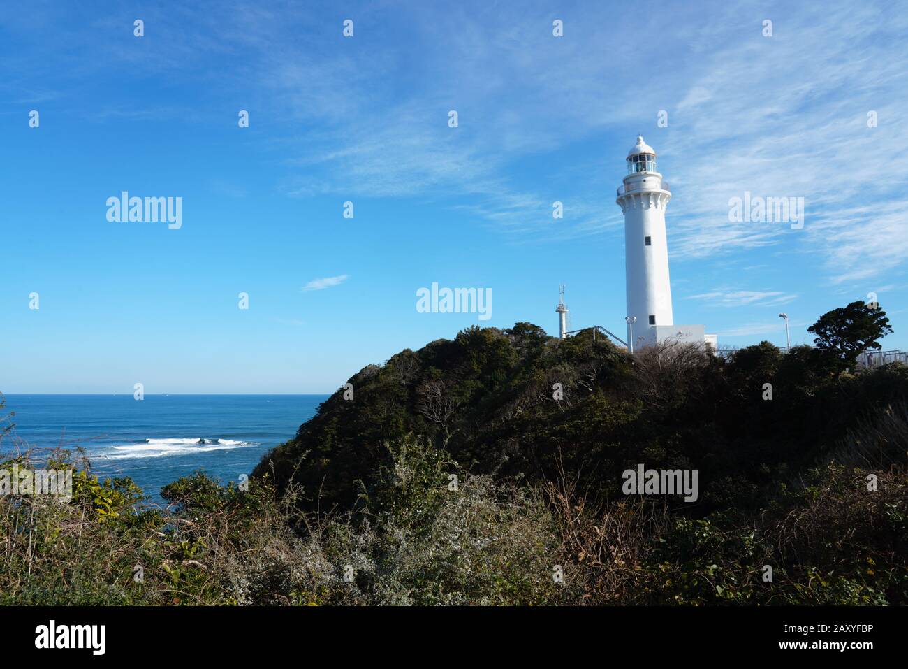 Shioyazaki Lighthouse at Iwaki, Fukushima, Japan Stock Photo - Alamy