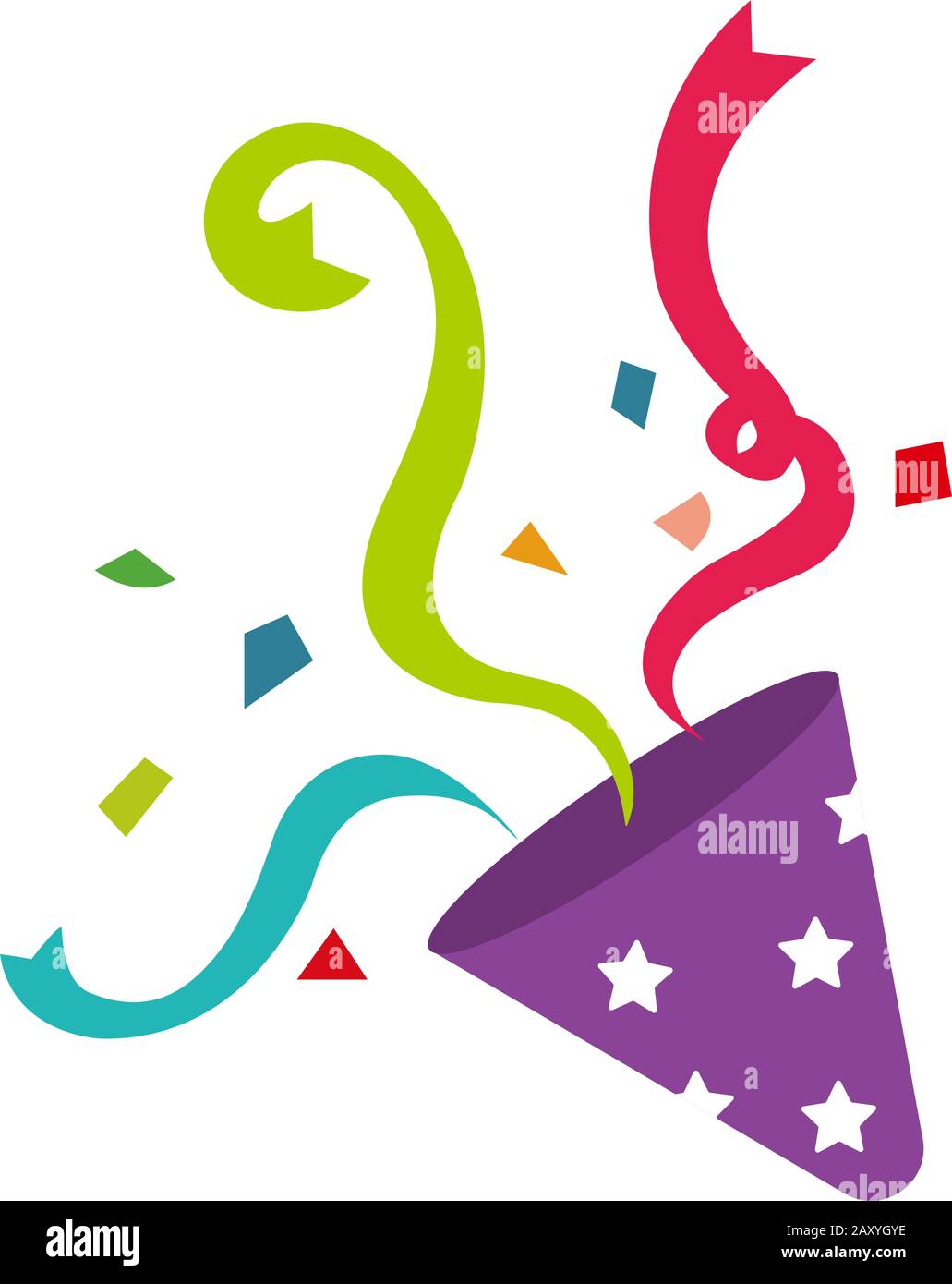 Party popper Stock Vector Images - Alamy