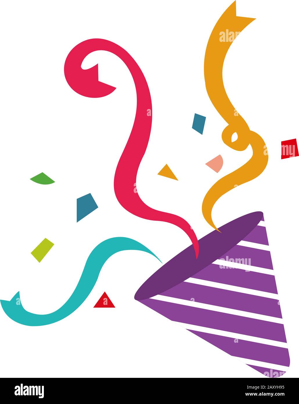 Party popper Stock Vector Images - Alamy