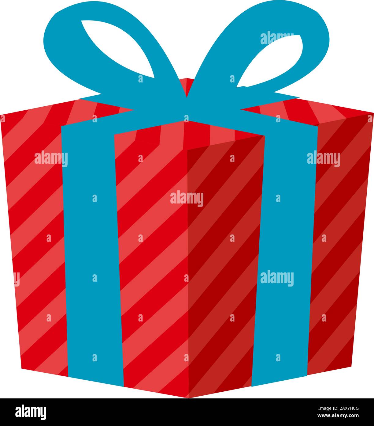 Gift box ( present box ) flat vector illustration Stock Vector Image ...