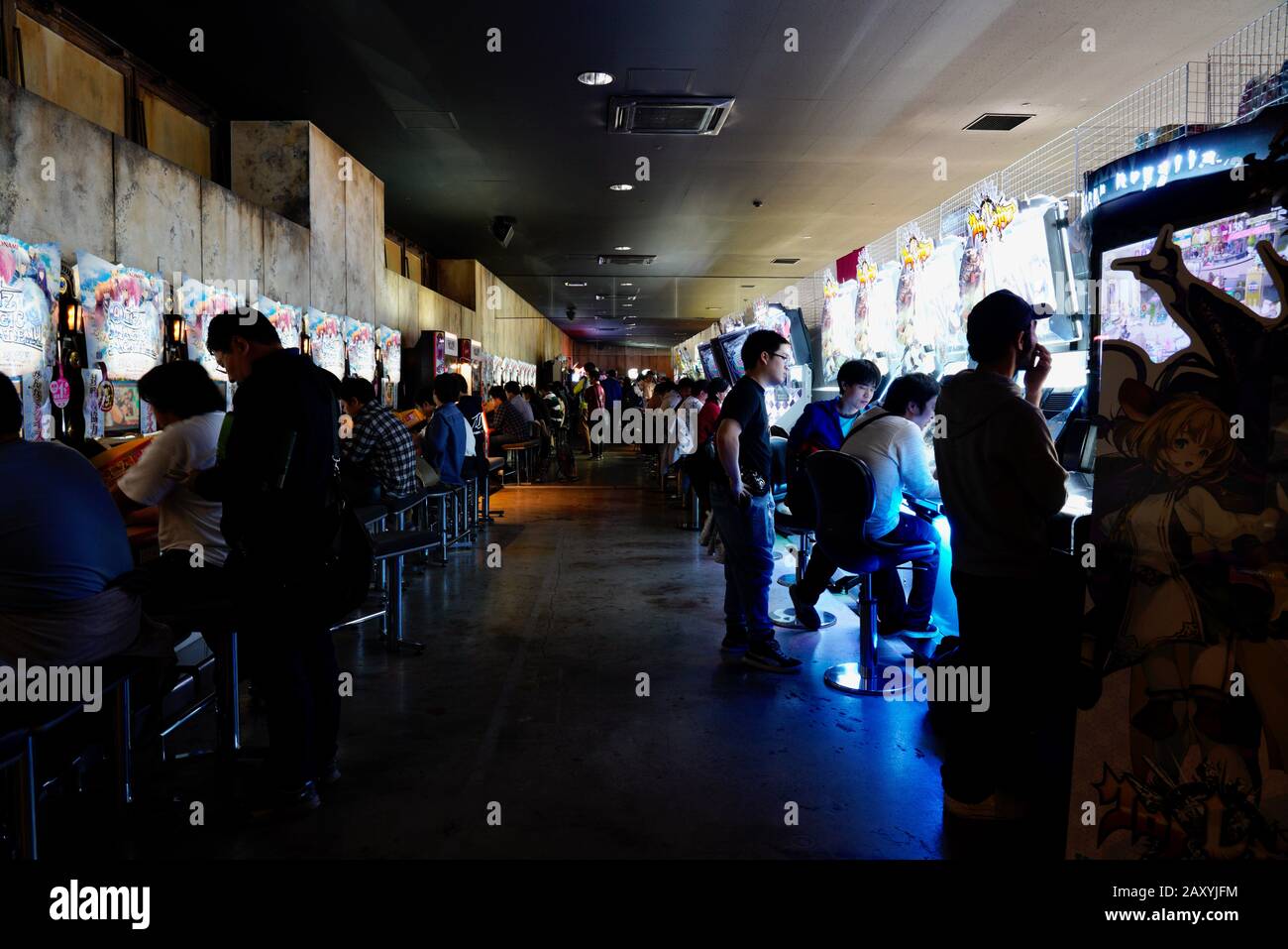 Arcade game machines inside Warehouse Arcade (Anata no Warehouse) at ...