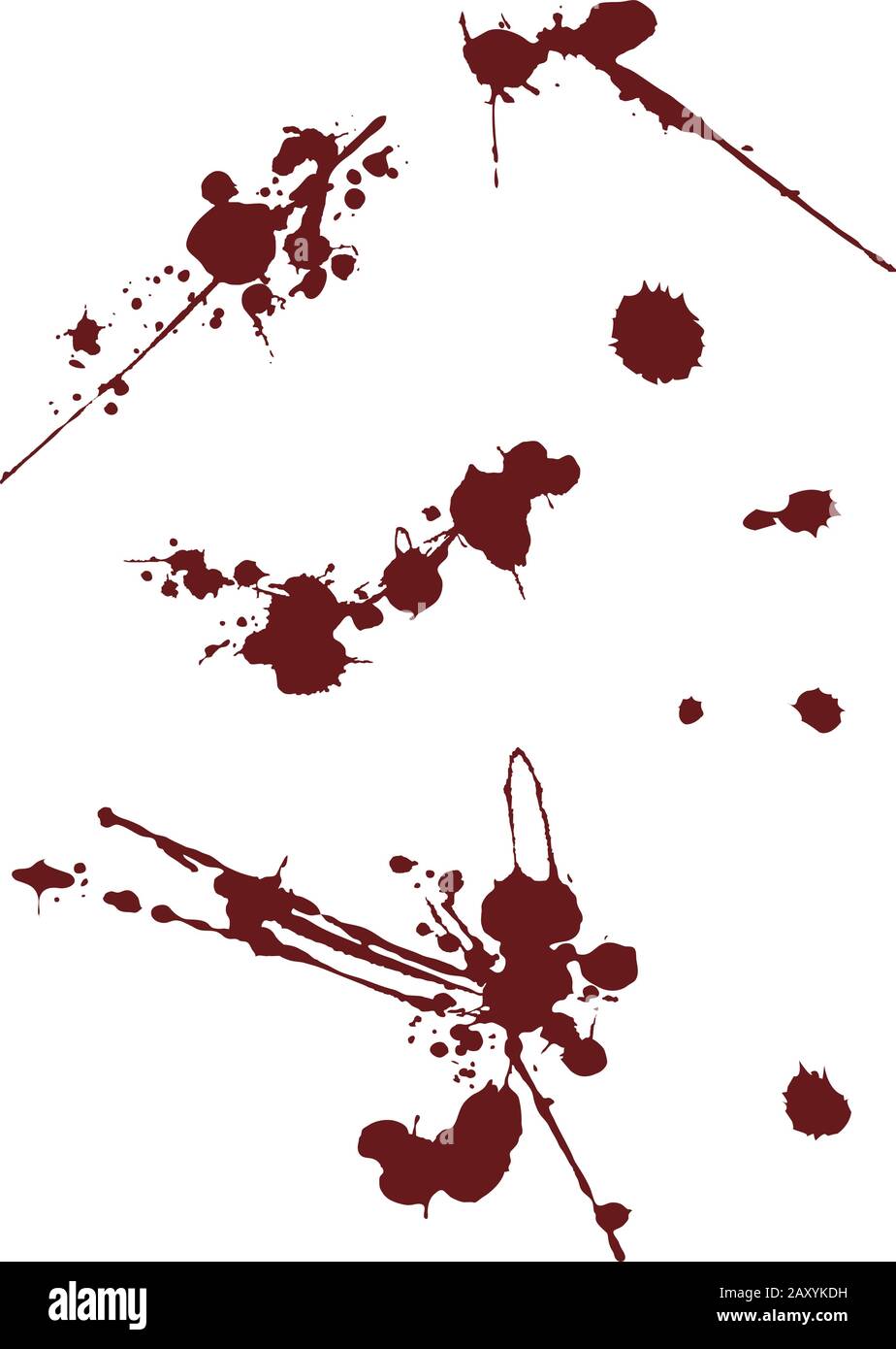 Blood splatter vector hi-res stock photography and images - Alamy